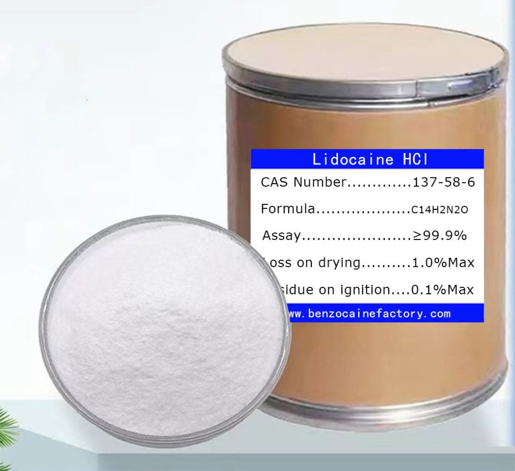 25kg Lidocaine HCl - BenzocaineFactory